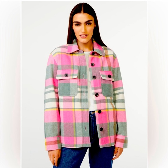 Free Assembly | Jackets & Coats | Free Assembly Plaid Jacket | Poshmark